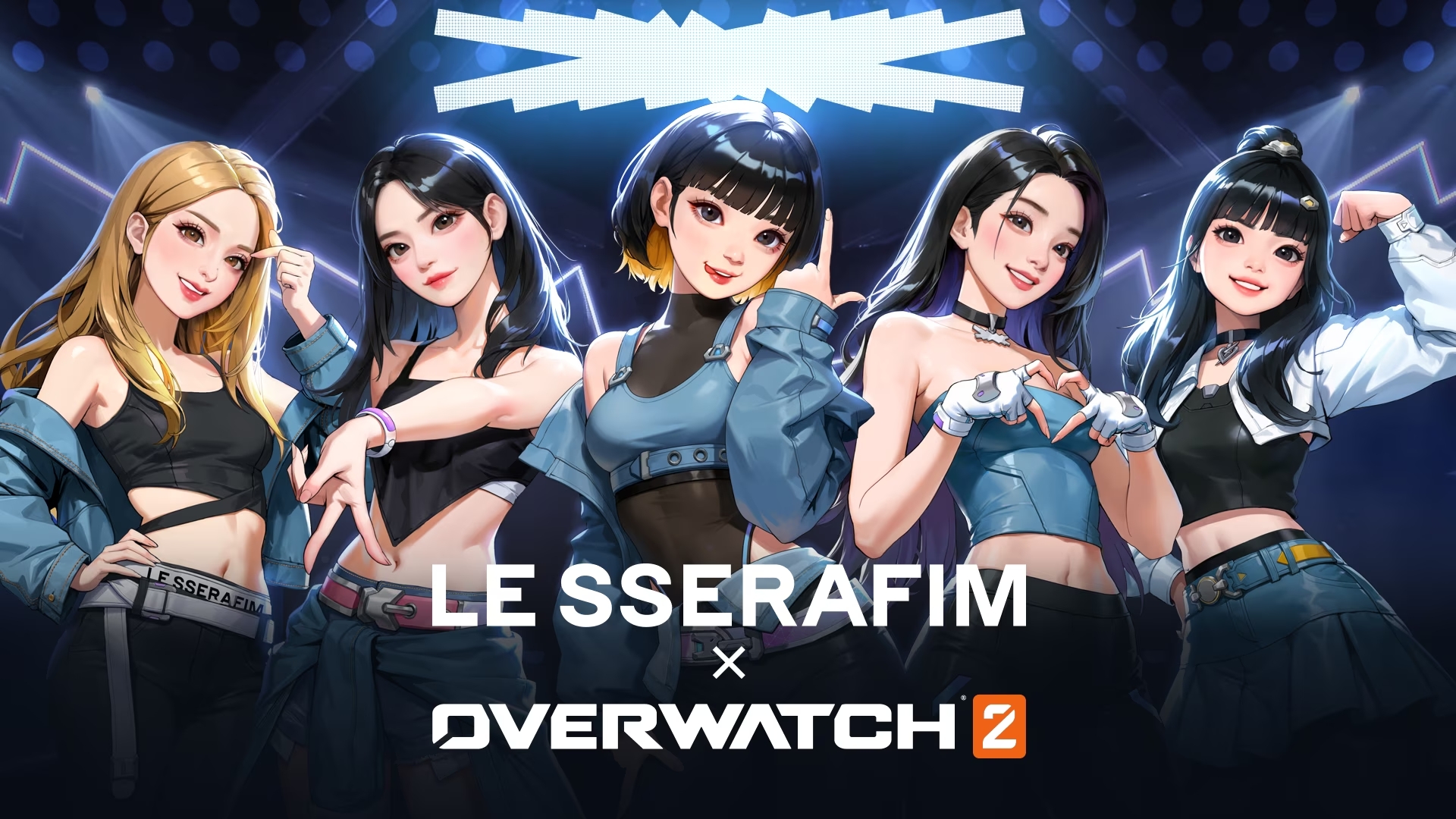 LESSERAFIM anuncia colaboração com Overwatch 2 - Korean Magazine BR